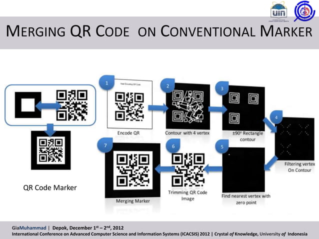 QR Code Augmented Reality Tracking with Merging on Conventional Marker ...