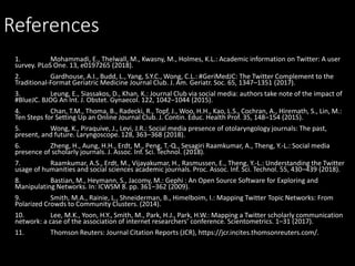 Understanding the Twitter Usage of Science Citation Index (SCI ...
