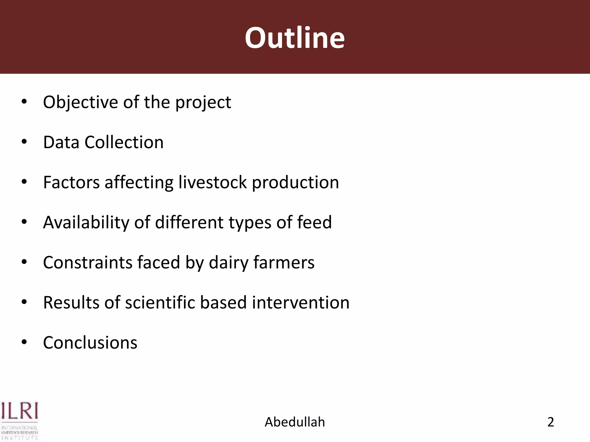 Dairy value chains in Pakistan: Stakeholders’ involvement and ...