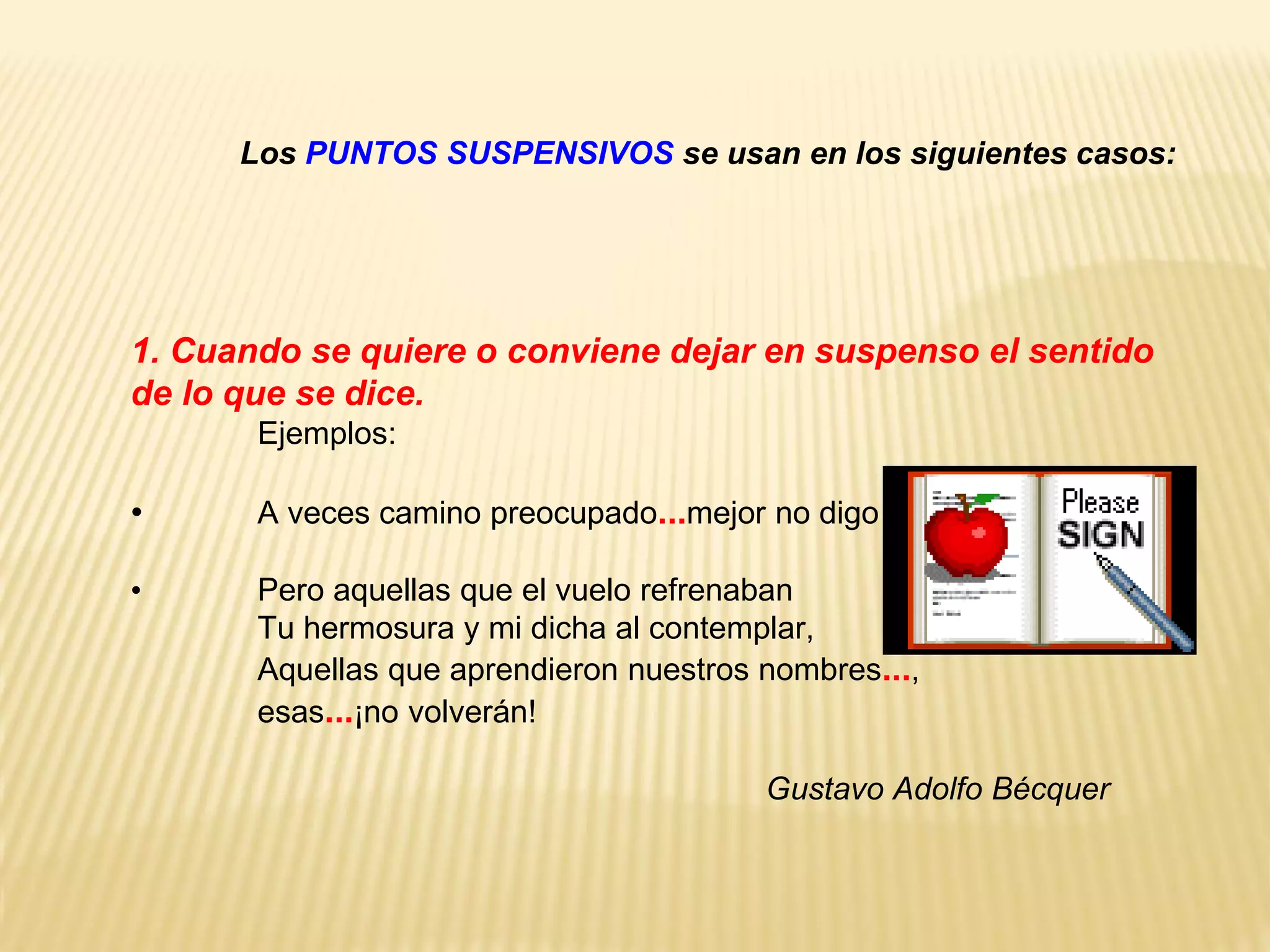 PUNTOS SUSPENSIVOS, DOS PUNTOS, Y SIGNOS DE INTERROGACIÓN | PPT