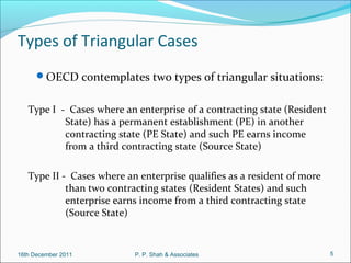 ICAI-Goa Branch - Presentation on Triangular Cases under DTAA - 16.12.2011