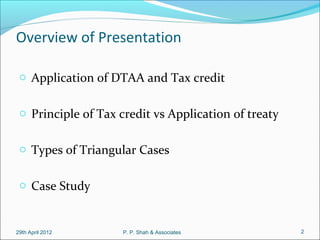 ICAI - Presentation on Triangular Cases under DTAA - 29.04.2012