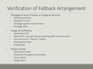 KYC Norms and Audit of Advances - Fresh Perspective | PPT