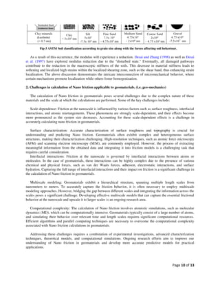 ICAIIE–2023 Nano-Geo-Mechanics - Challenges to calculate friction for ...