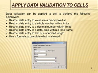 ppt on data tab in ms.excel | PPTX | Business Accounting & Finance ...