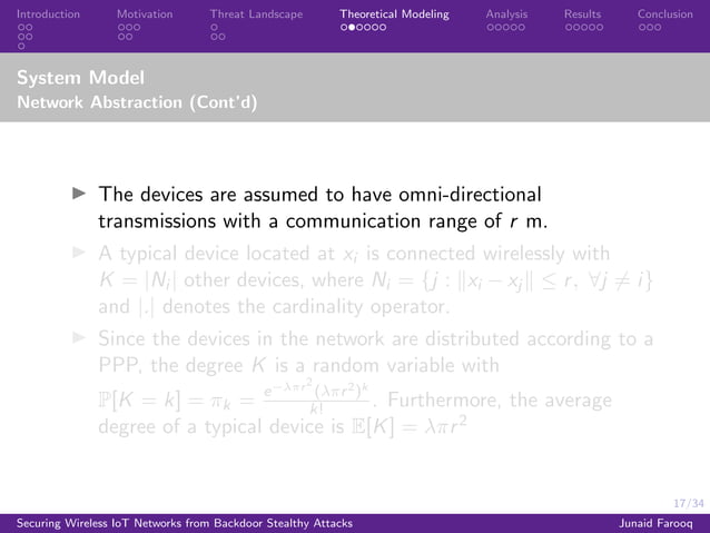 Securing Wireless Iot Networks From Backdoor Stealthy Attacks Ppt