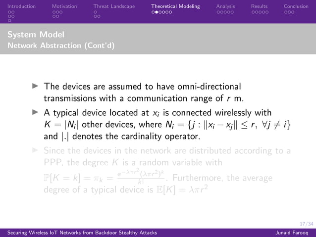 Securing Wireless Iot Networks From Backdoor Stealthy Attacks Ppt