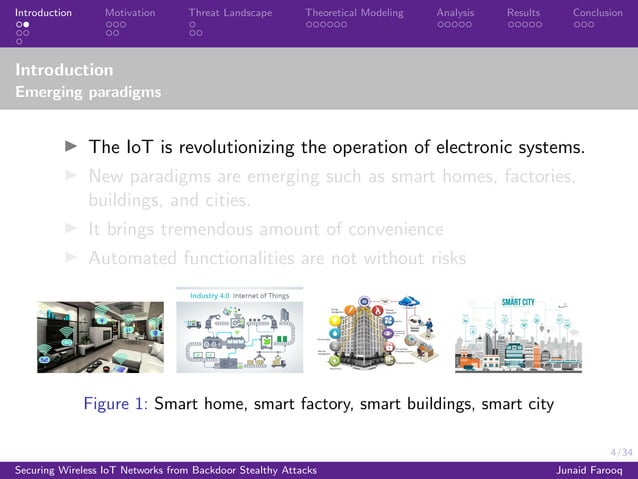 Securing Wireless Iot Networks From Backdoor Stealthy Attacks Ppt