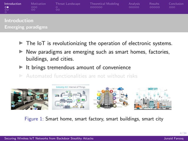 Securing Wireless Iot Networks From Backdoor Stealthy Attacks Ppt