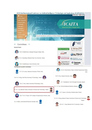 ICAITA2018 TPC 賴文政博士 | PDF