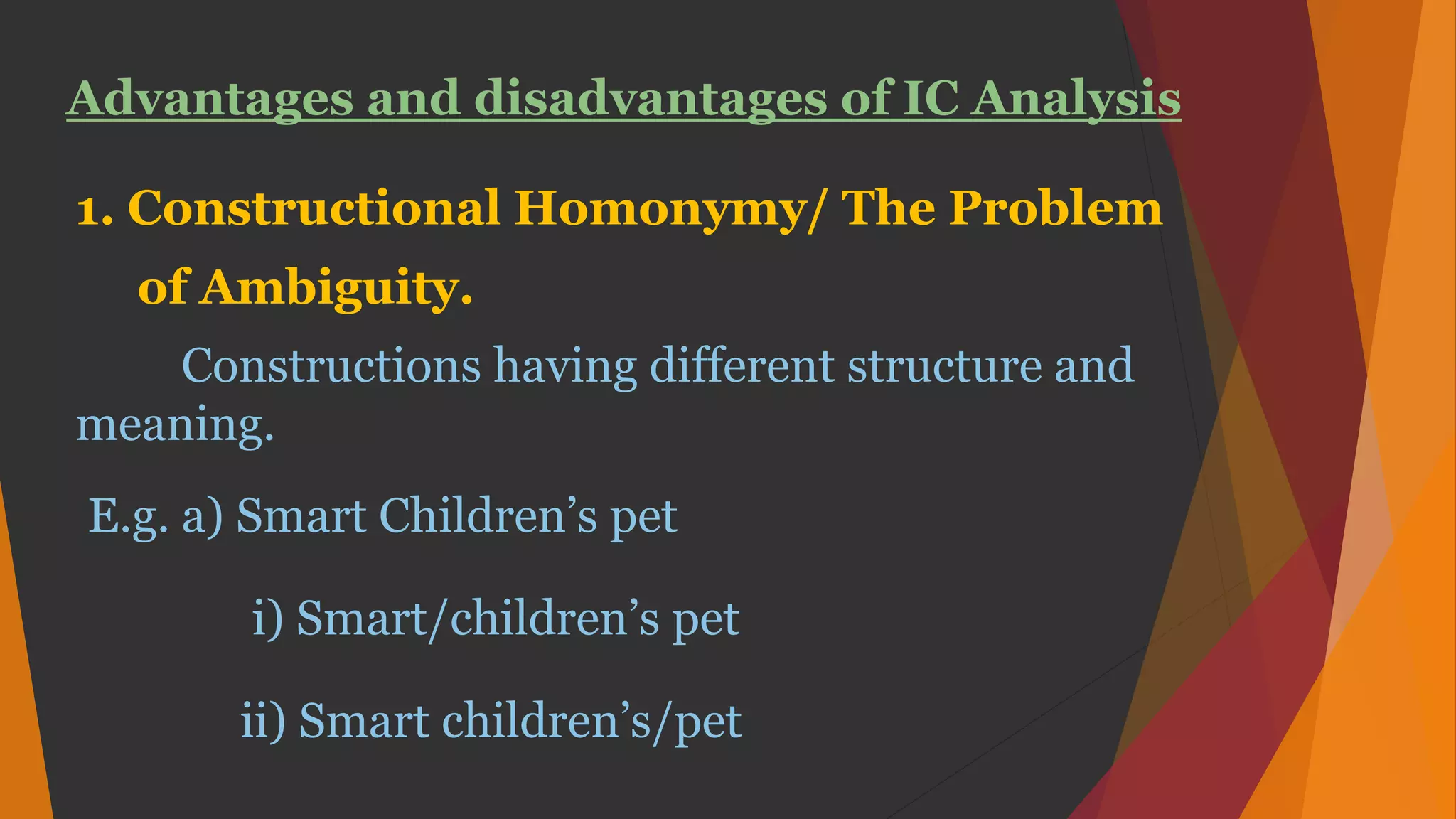 IC Analysis Limitations | PPTX