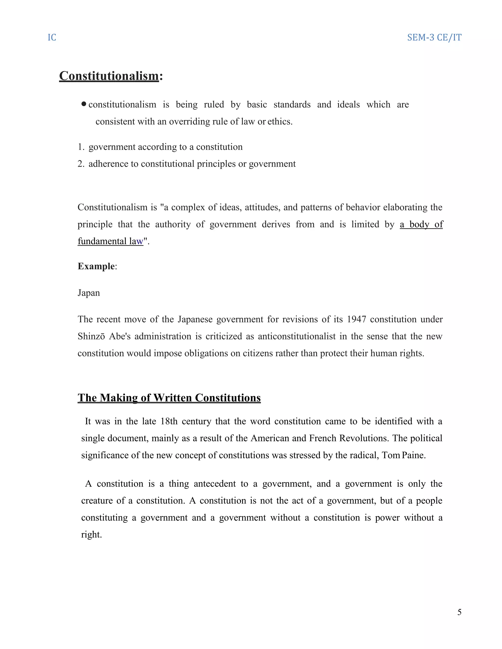 Ic all chapters notes | PDF