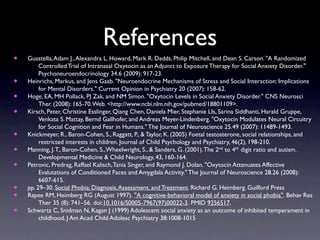 Ica March 23 Oxytocin, Social Phobia, Autism | ZIP
