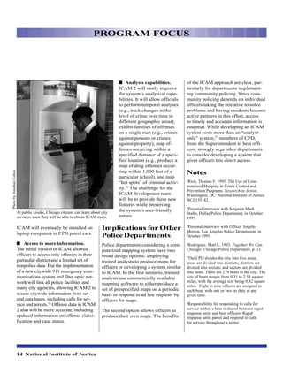 The Chicago Police Department’s Information Collection for Automated ...