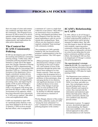 The Chicago Police Department’s Information Collection for Automated ...