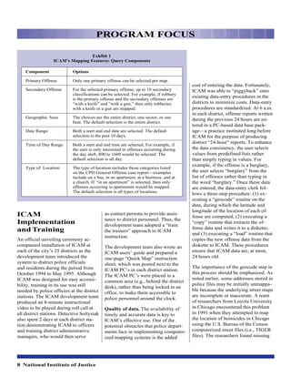 The Chicago Police Department’s Information Collection for Automated ...