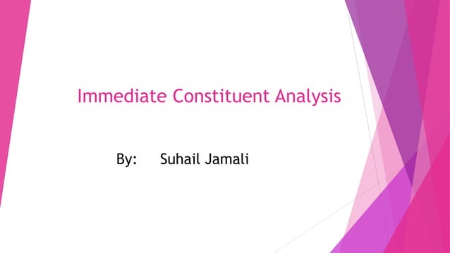 IC analysis | PPTX | Science