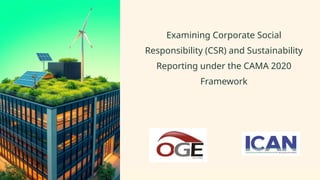 Examining Corporate Social Responsibility CSR and Sustainability ...