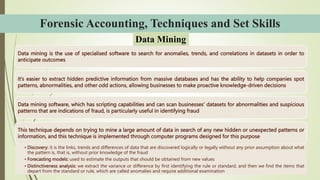 Forensic Accounting, Techniques and Set Skills - Prof Godwin Oyedokun.pptx