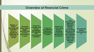 Application of Forensic Accounting Skills and Detection of Financial ...