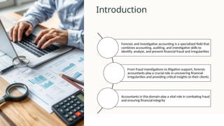 Accountants in Forensic and Investigative Accounting | PPTX
