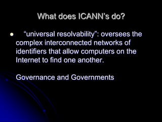 Icann | PPTX