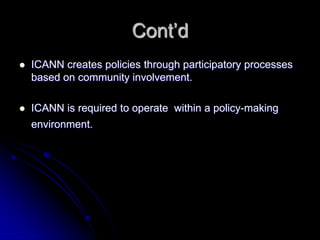 Icann | PPTX