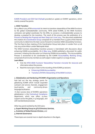 ICANN 50 Business Digest | PDF