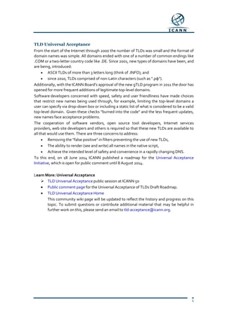 ICANN 50 Business Digest | PDF