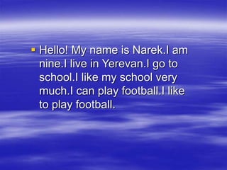 I can narek | PPT