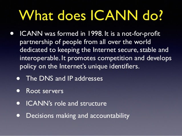 ICANN & IANA