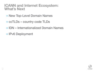 ICANN and the Internet Ecosystem | PDF | Web Development | Internet