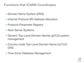 ICANN and the Internet Ecosystem | PDF