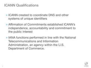 ICANN and the Internet Ecosystem | PDF