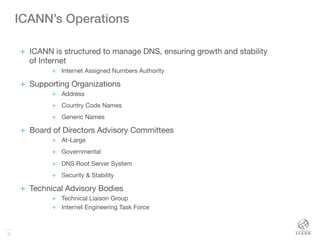 ICANN and the Internet Ecosystem | PDF