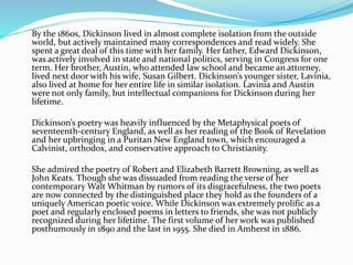 I cannot live with you emily dickinson | PPT