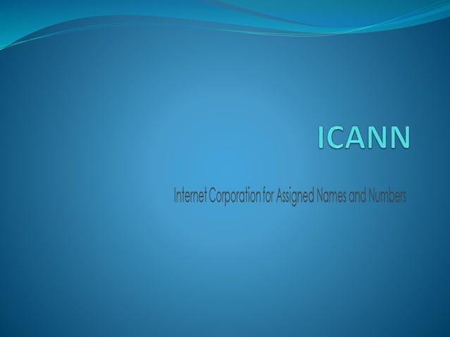 Icann presentation 2 | PPSX