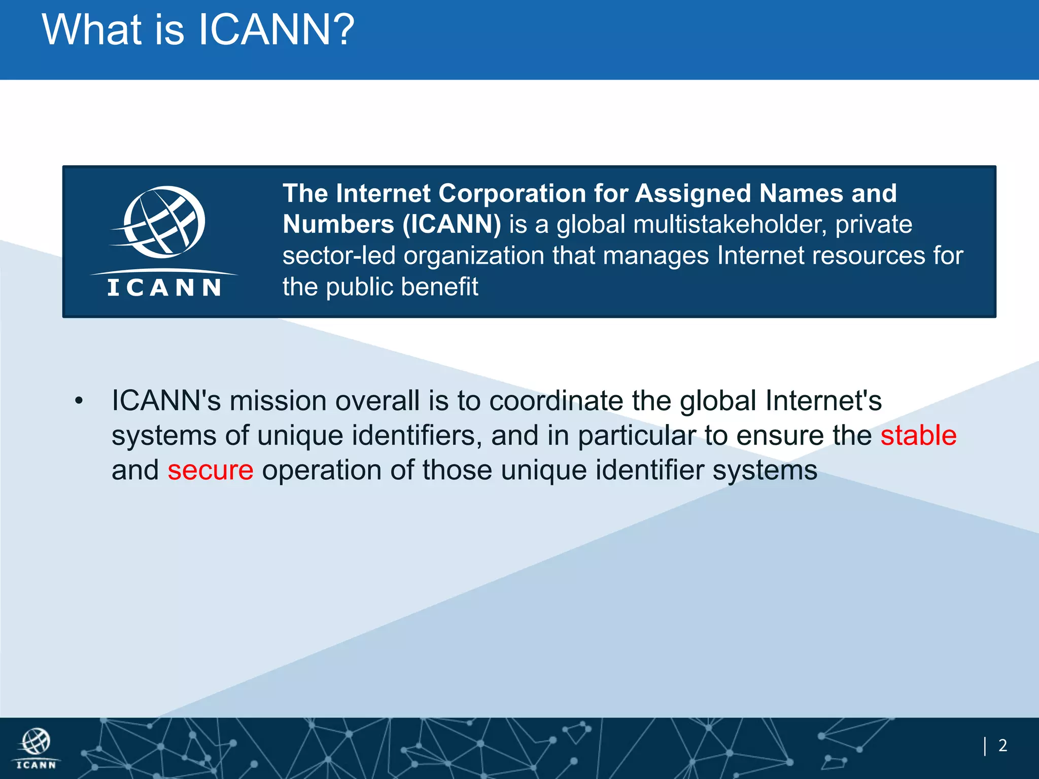 ICANN Update | PPT