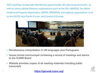 What is the ICANN Governmental Advisory Committee? | PDF