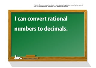 I can statements 7th grade cc math - ns | PPT