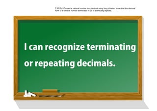 I can statements 7th grade cc math - ns | PPT