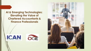 ICAN Western Zone AI & Emerging Technologies - Prof Oyedokun.pptx | Free Download