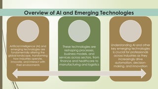 ICAN Western Zone AI & Emerging Technologies - Prof Oyedokun.pptx | Free Download
