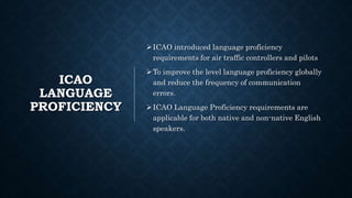 101 of International Civil Aviation Organizations (ICAO) | PPT