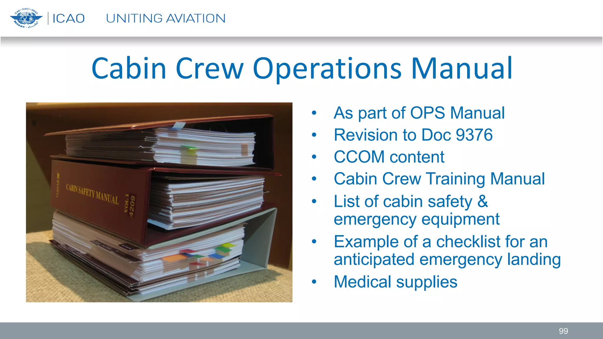 icao cabin safety activities | PDF