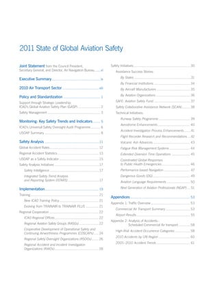 ICAO - State of Global aviation Safety 2011 | PDF