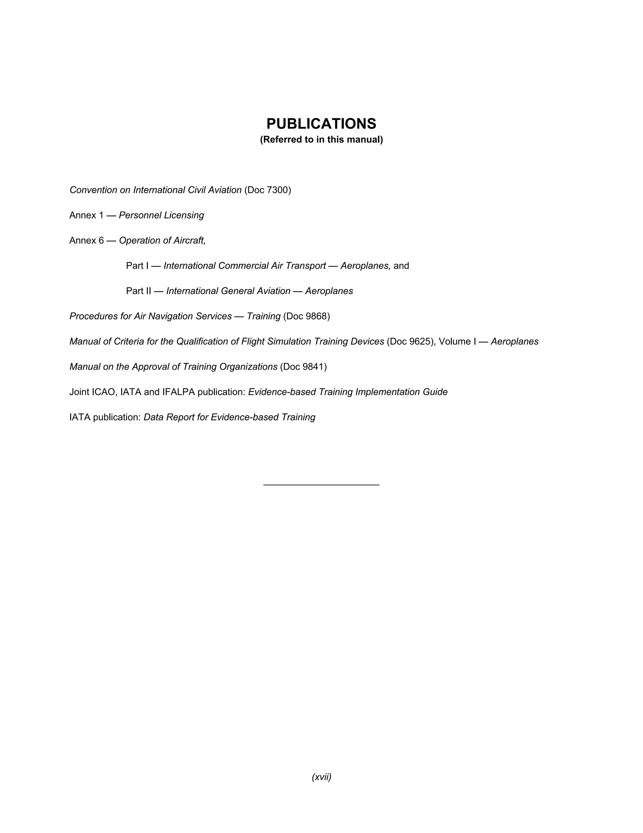 Icao doc 9995 manual of evidence based training | PDF