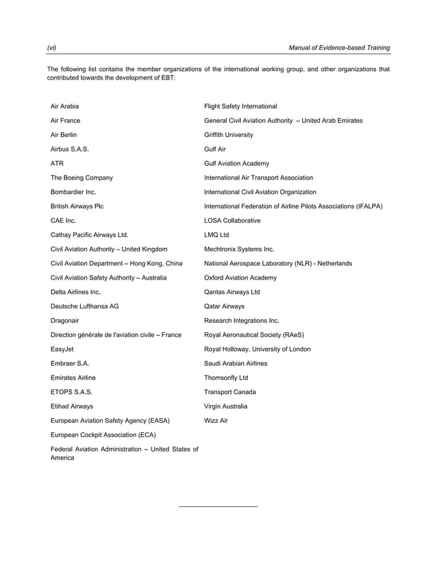 Icao doc 9995 manual of evidence based training | PDF | Air Travel ...