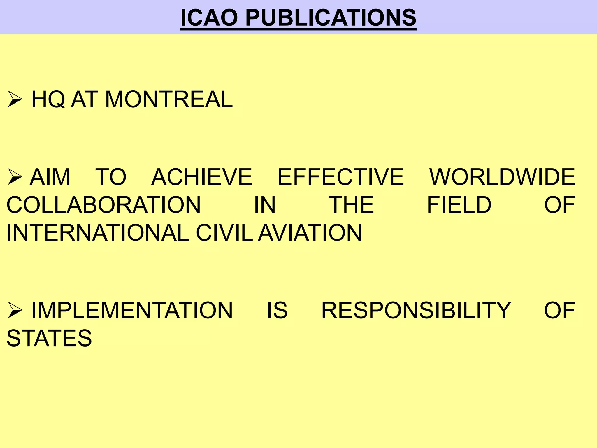 ICAO PUBLICATIONS.ppt