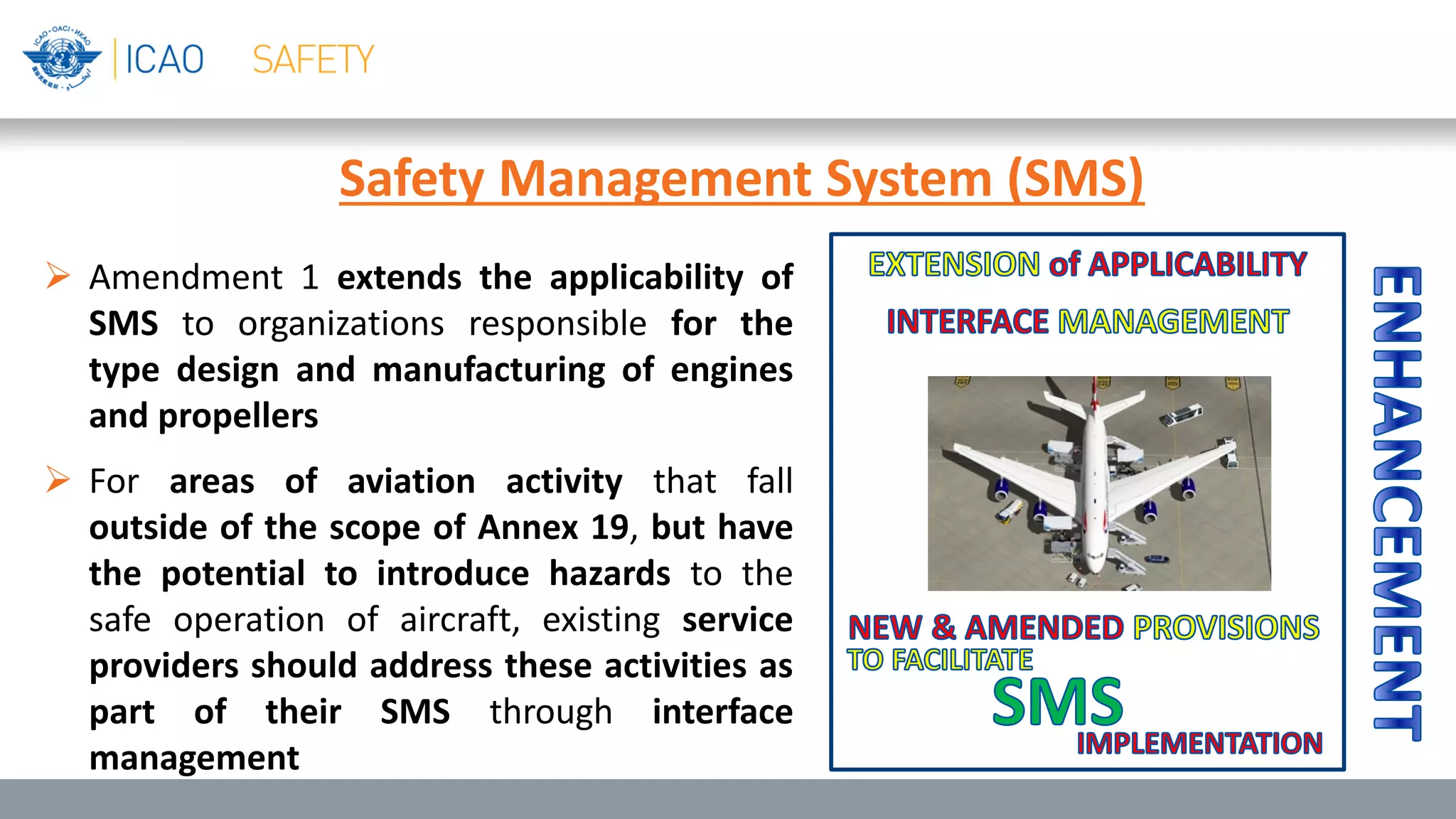 ICAO Safety Management SARPs - Development and Evolution | PDF